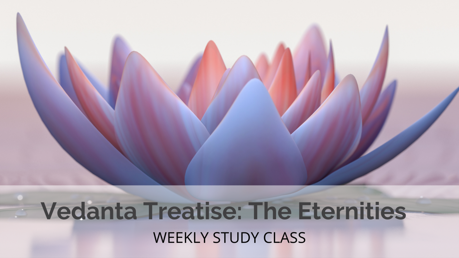 Vedanta Singapore – Weekly study classes